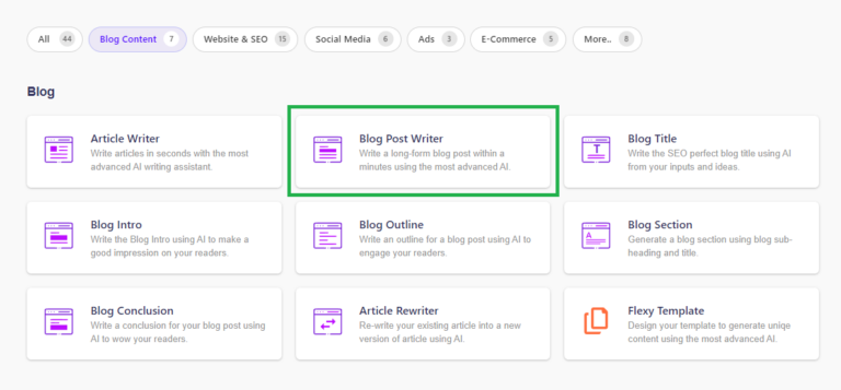 Blog Post Generator AI Tool in 2024 - Wordkraft