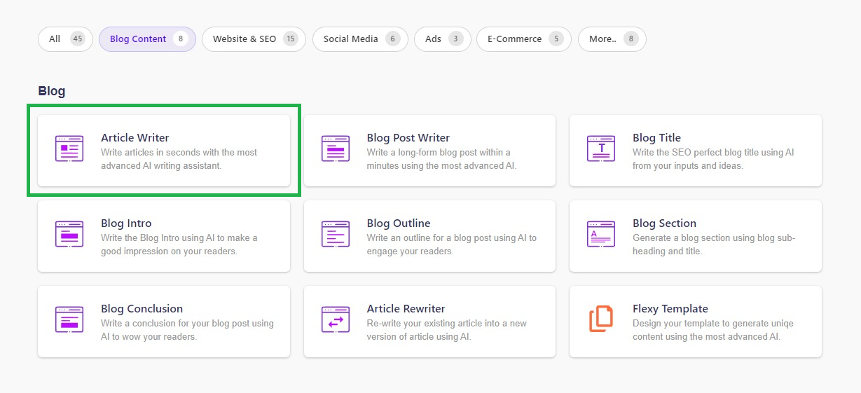 Article Generator AI Tool - Wordkraft