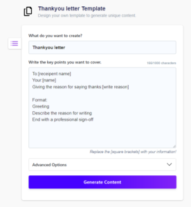 Thankyou letter Template: Tips and 5 Examples