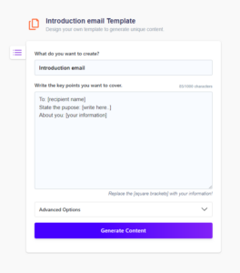 Introduction email Templates with Examples (AI Generator) - Wordkraft