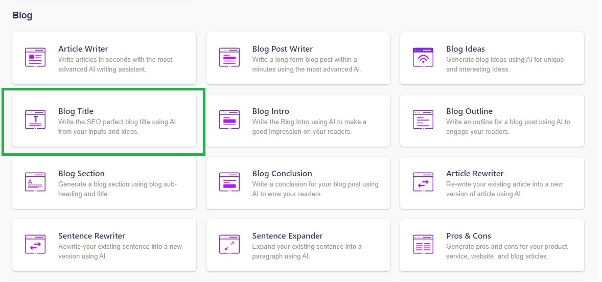 Best Free Online Blog Title Generator - Wordkraft