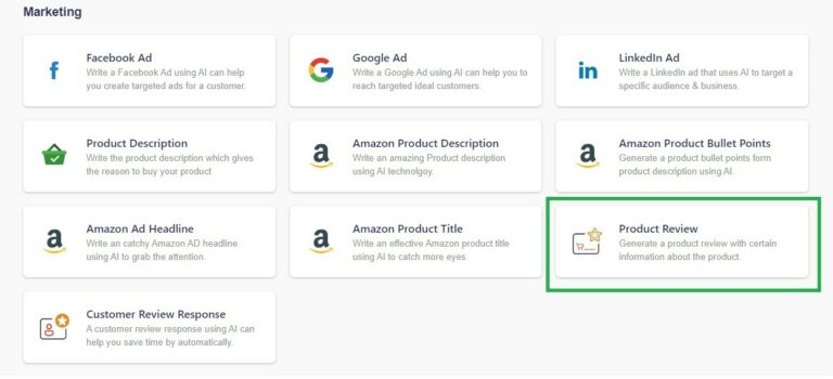 Best Free Online Review Generator - Wordkraft