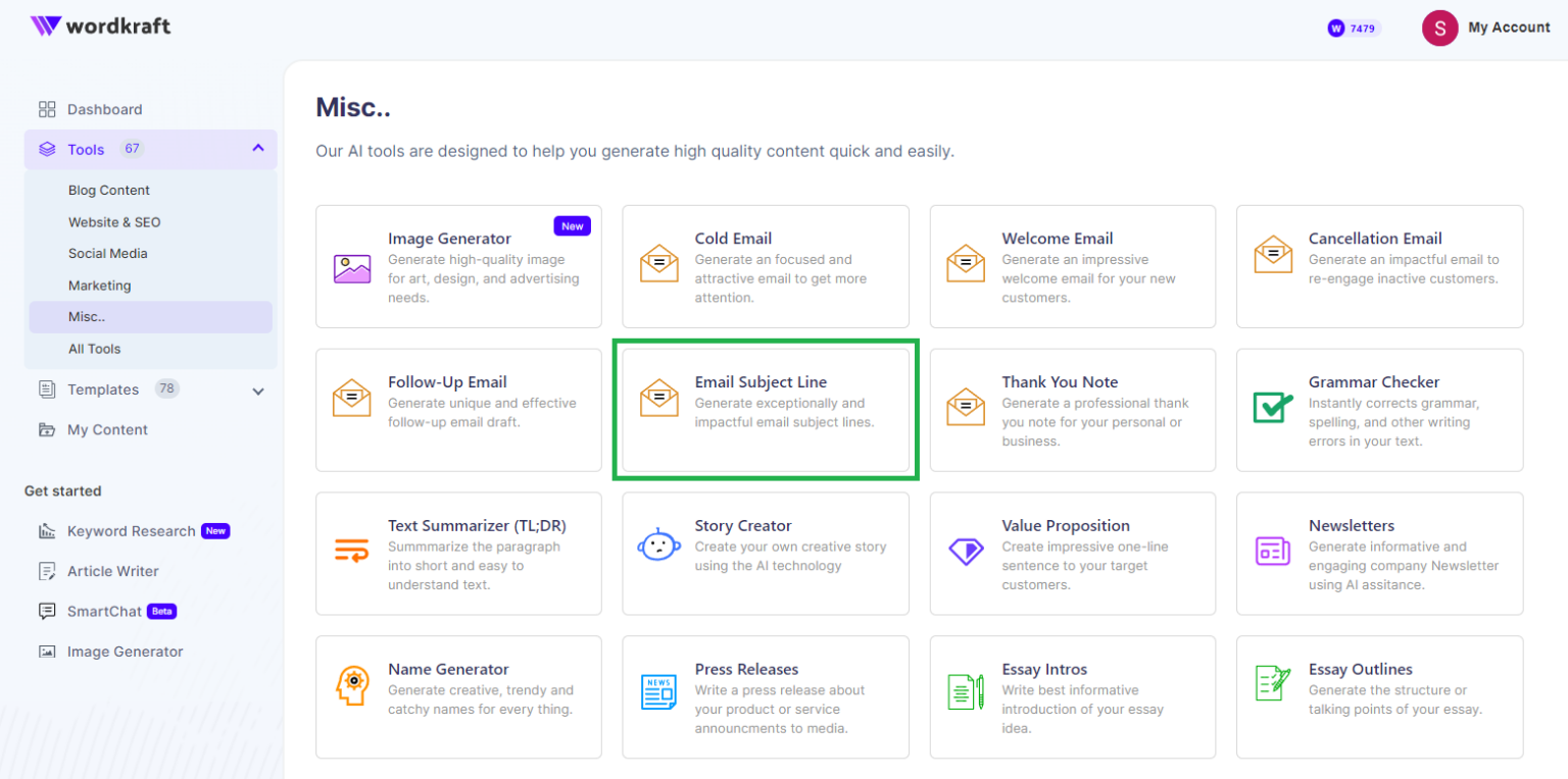 Best Free Online Email Subject Line Generator - Wordkraft