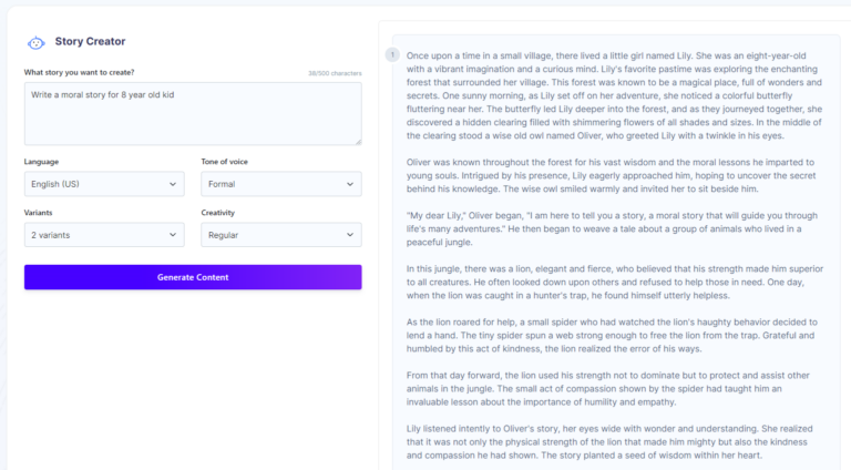 Best Free Online Story Creator - Wordkraft